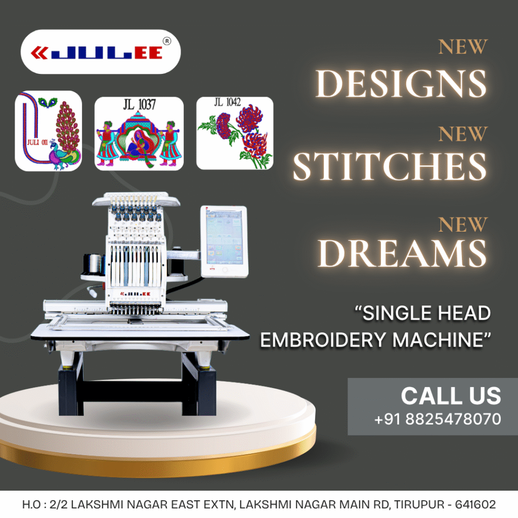 Enquiry - Single Head and Multi Head Embroidery Machines - JULEE